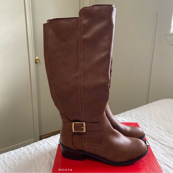 Arizona Jean Company | Shoes | Arizona Womens Dino Riding Boots Cognac ...